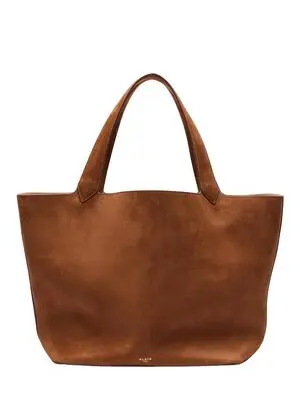 Alaïa Le Cabas Leather Tote Bag - Brown