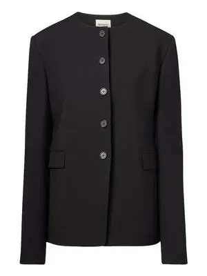 Khaite Jameson Wool-blend Jacket - Black