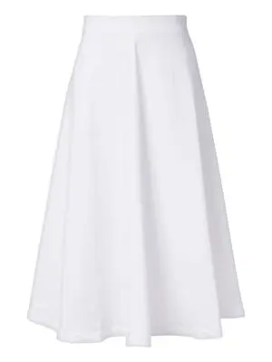 Altuzarra Varda Cotton-blend Midi Skirt - White