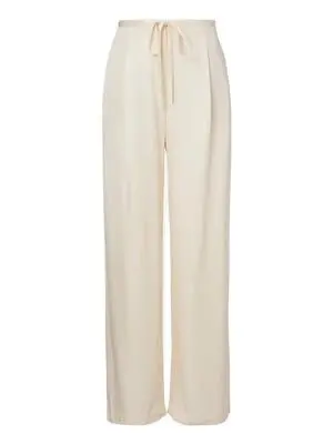 RÓHE High-rise Wide-leg Pants - White
