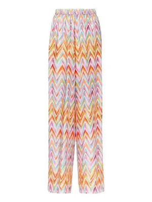 Missoni Zigzag Wide-leg Pants - Multicoloured