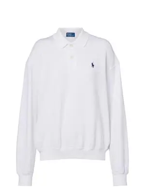 Polo Ralph Lauren Cotton-blend Polo Sweater - White