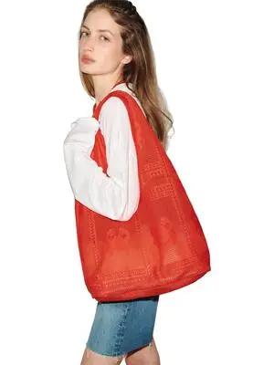 REFORMATION Aurelia Tote Bag - Red