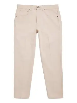 LARDINI Straight Leg Jeans - Ivory