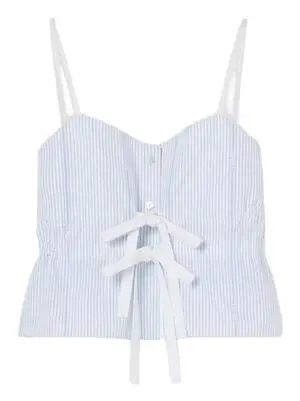 GUCCI Cotton Fil Coupé Top