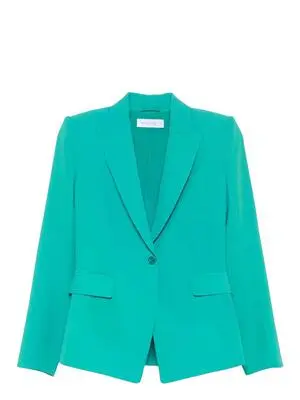 Patrizia Pepe Classic Single-breasted Blazer - Green
