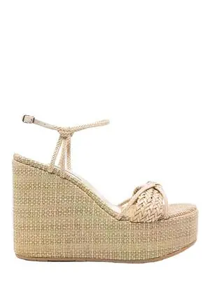 Casadei Wedge Heel Sandals - Neutrals