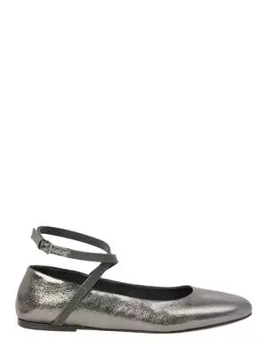Brunello Cucinelli Effect Ballerina Flats - Metallic