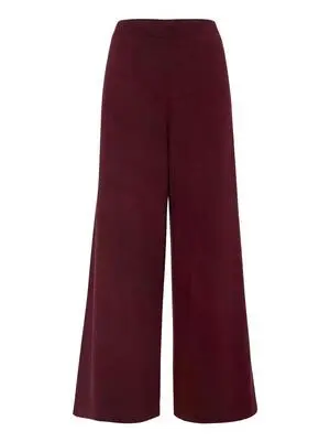 Brunello Cucinelli Knitted Trousers - Red