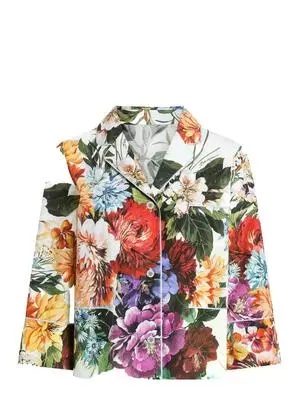 Dolce & Gabbana Floral-print Shirt - White