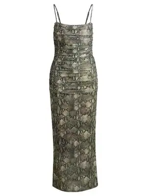 HUGO Snakeskin-Print Dress