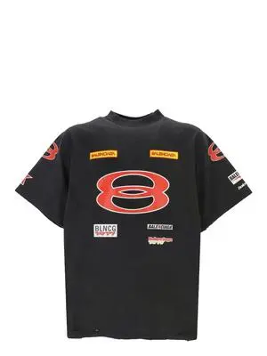 Balenciaga Sponsor Logos T-shirt Black
