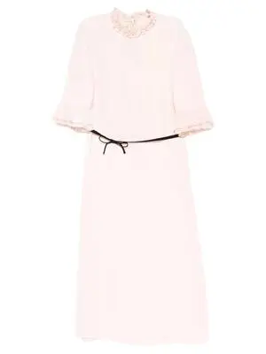 Valentino Garavani Cady Couture Midi Dress - Pink