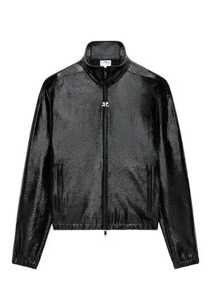 COURREGES Tracksuit Vinyl Jacket 'black'