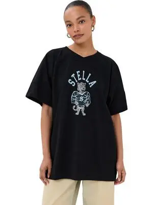 Stella McCartney Leopard Mascot T-shirt - Black