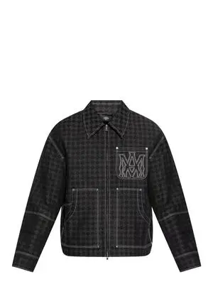 Amiri Printed Zip-up Jacket - 001 Black