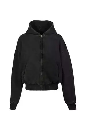 ENTIRE STUDIOS Cotton Zip-up Hoodie - Black