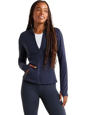Zella Studio Luxe Active Jacket - Navy Sapphire