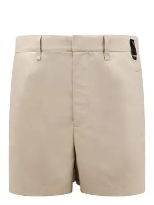 Fendi Wool Tailored Shorts - Beige