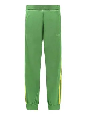 WALES BONNER X ADIDAS Cotton Trouser With Embroidered Logo - Green