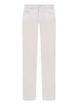 MAISON MARGIELA Cotton Jeans With Contrast Stitching - Grey