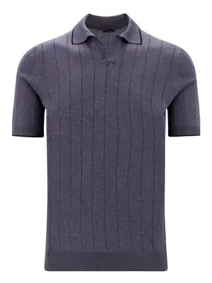 NUGNES 1920 Silk Polo Shirt