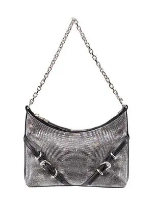 Givenchy Shoulder Bag With Rhinestones - Black
