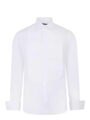 NUGNES 1920 Slim Fit Cotton Shirt - White