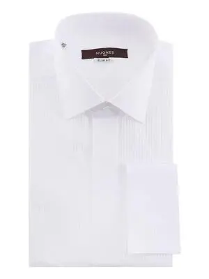 NUGNES 1920 Slim Fit Cotton Shirt - White