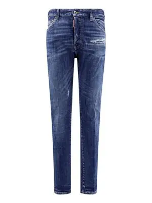 Dsquared2 Cool Guy Stretch Cotton Jeans - Blue