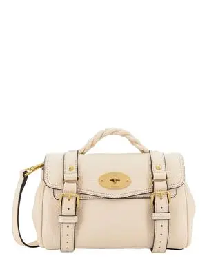 Mulberry Mini Leather Bag White