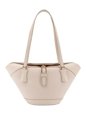 Dolce & Gabbana Cotta Capri Leather Shoulder Bag - White
