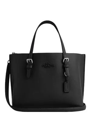 COACH® Mollie Tote 25 Leather/silver/black