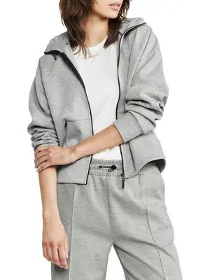 CRAFT ADV Join Jersey Zip-Up Hoodie Grey Melange