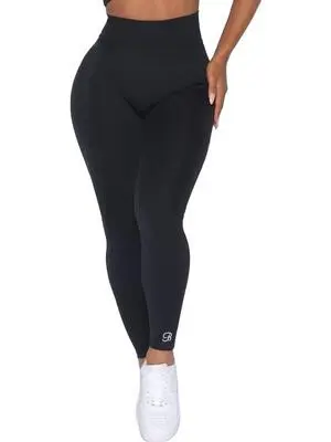 BOMBSHELL SPORTSWEAR Curves 2.0 Leggings - Black