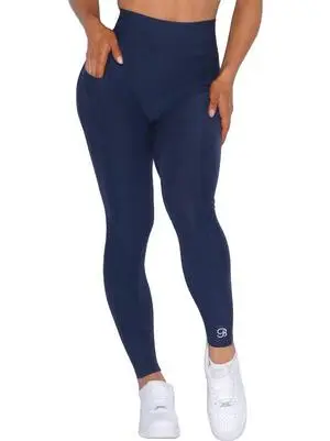 BOMBSHELL SPORTSWEAR Curves 2.0 Leggings Cosmic Blue