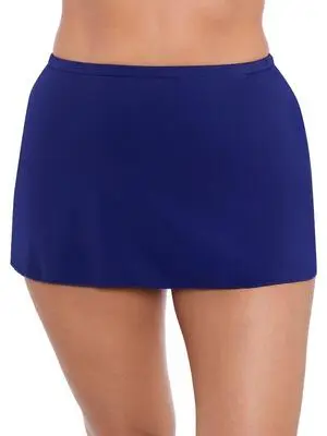 TRIMSHAPER Mid-rise Swim Skirt - Ink