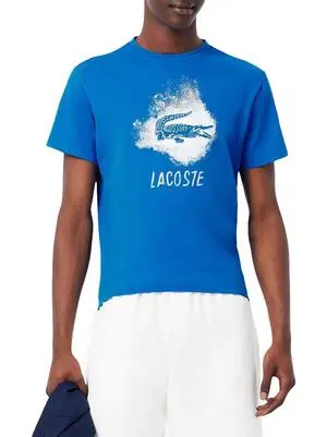 Lacoste Graphic Performance T-shirt - Gipsy Blue