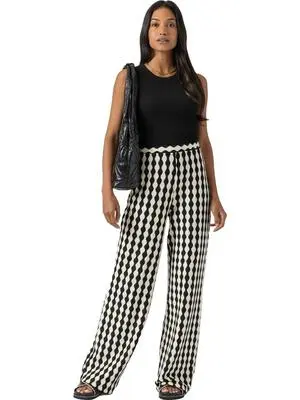 SAINT + SOFIA Victory Wide Leg Pant Black