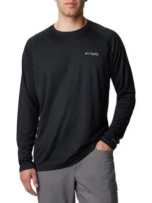Columbia Pfg Solar Stream™ Long Sleeve Performance T-shirt - Black