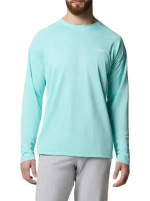 Columbia Pfg Solar Stream™ Long Sleeve Performance T-shirt - Gulf Stream