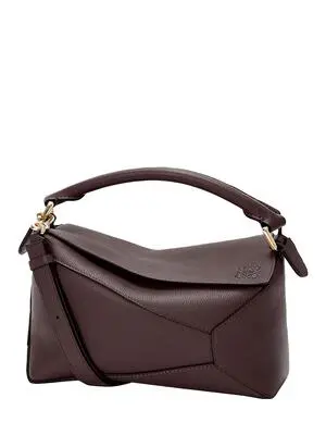 Loewe Puzzle Edge Small Top-Handle Bag 0018 Dark
