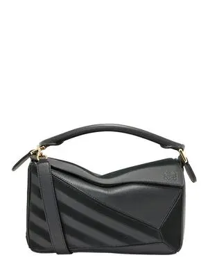 Loewe Puzzle Small Top-handle Bag - Black