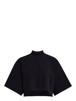 ALAÏA Oversized Crop Top
