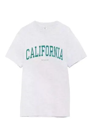 SPORTY & RICH Stretch-cotton T-shirt - Grey