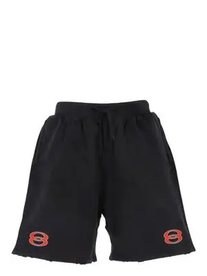 Balenciaga Drawstring Shorts - Black