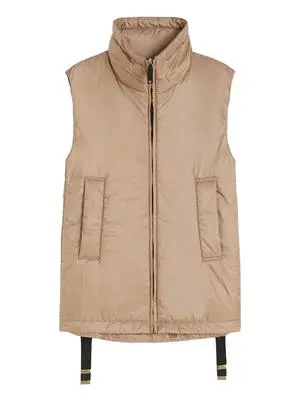 Max Mara Max Mara The Cube Drip-Proof Canvas Vest Brown
