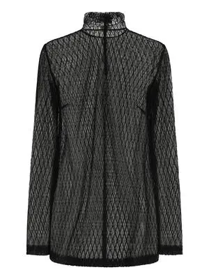 Dolce & Gabbana Mesh Blouse - Black