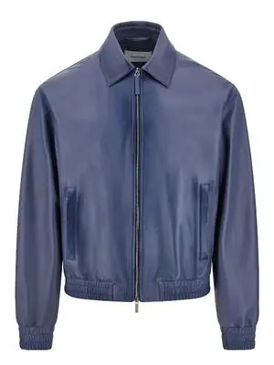 FERRAGAMO Nappa Blouson - Natural