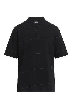 Burberry Polo Shirt Size Cotton, Elastane - Black